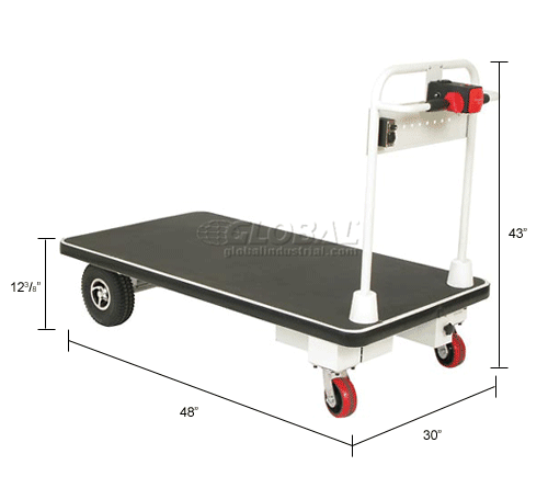 Wesco® Self-Propelled Battery Powered Platform Truck 272415 30x48 1100 Lb.