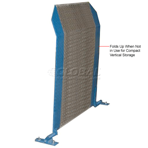 Bluff® SL3048 Spring-Loaded Aluminum Dock Plate 30 x 48 1670 Lb. Cap.