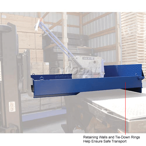 Forklift Loading Platform Attachment FTLP-5454 2000 Lb. Capacity