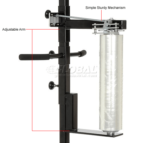 Highlight Industries Mobile Full Web Stretch Wrap Dispenser For 10"-72 ...