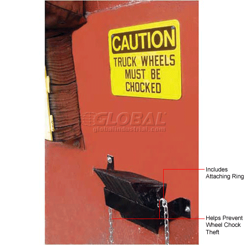 Optional 10' Security Chain RMCU10 for Durable Wheel Chock Hanger