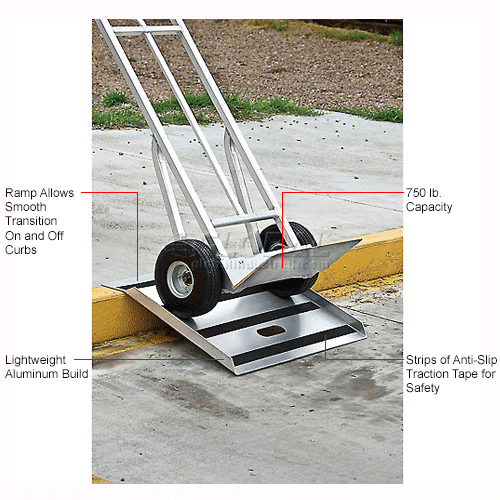 New Age 50172 Aluminum Curb & Threshold Ramp 750 Lb. Capacity