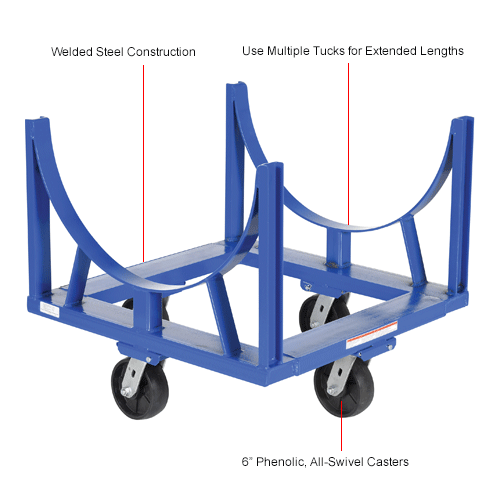 Steel Bar Cradle Truck DCC-80 30-11/16 x 30-3/8 4000 Lb. Cap. | 987683 ...