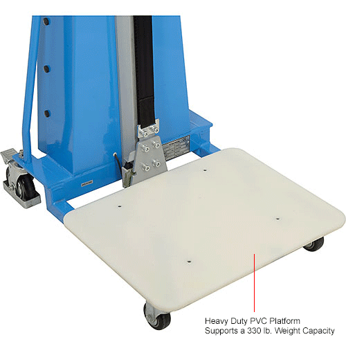 Battery Powered Office Work Positioner Lift Truck 330 Lb. Capacity