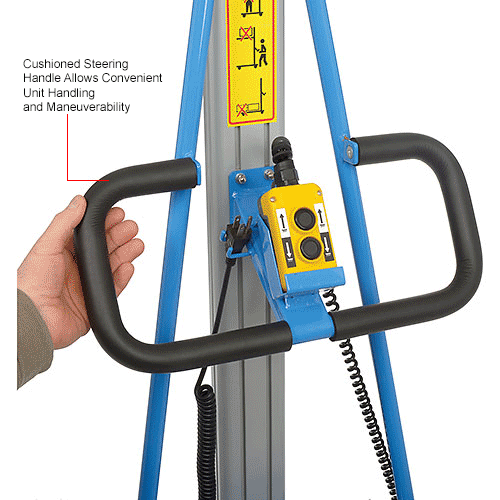 Battery Powered Office Work Positioner Lift Truck 330 Lb. Capacity