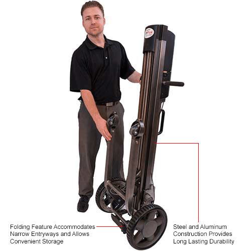 Magliner® LiftPlus™ Folding Battery Powered Lift Truck LPS4814ND1 - 24 ...