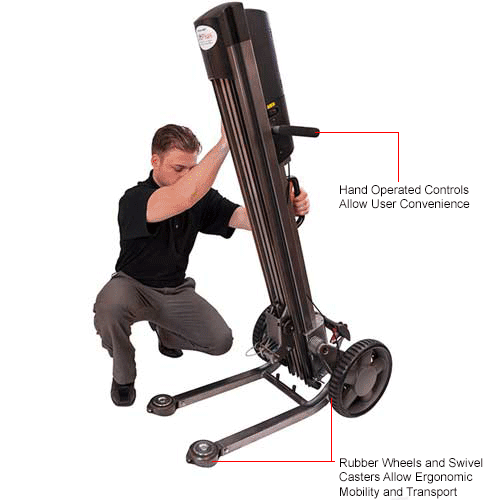 Magliner® LiftPlus™ Folding Battery Powered Lift Truck LPS4814ND1 - 24 ...