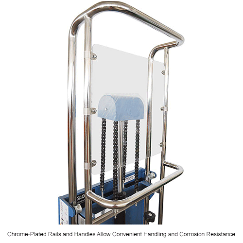 Global Industrial™ Hydraulic Lift Positioner Truck, 880 Lb. Capacity