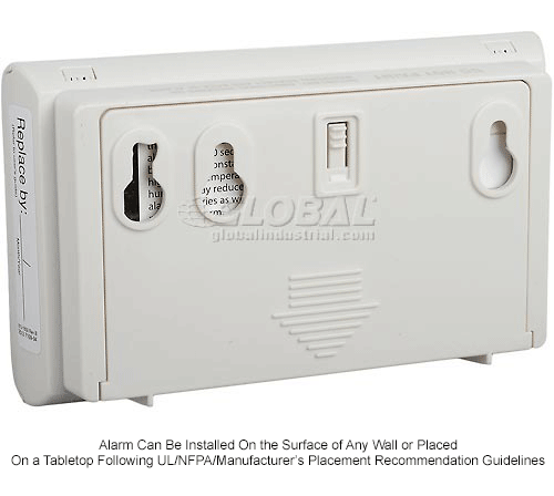 Kidde C3010D Worry-Free CO Alarm with Digital Display, 10-Year Sealed Lithium Battery Operated