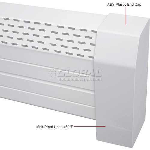 Neatheat Right End/Wall Cap - Hot Water Hydronic Baseboard Cover - NHR