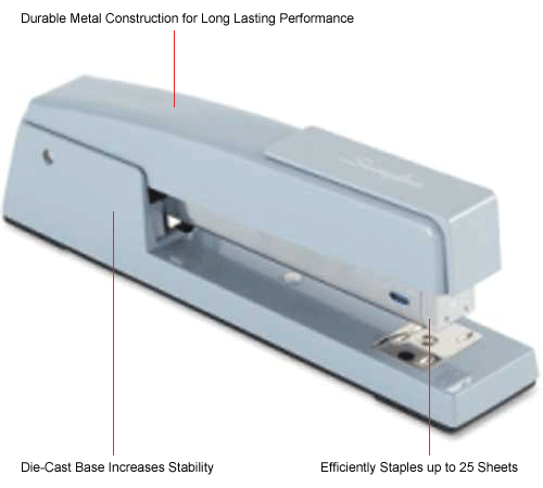 Swingline® Classic Stapler 25 Sheet Capacity Blue | B1613828 ...