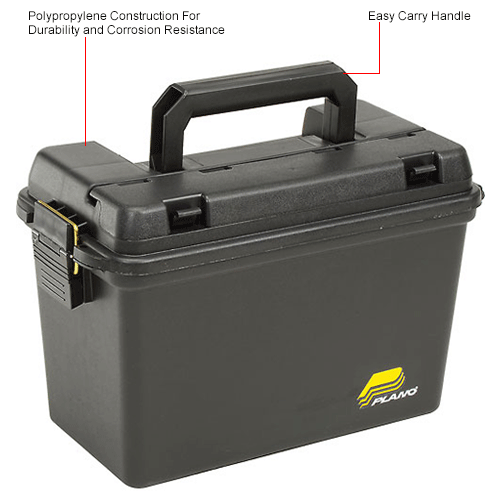 Plano Molding 1612-98 Field Box Large Without Tray/Gasket 15"L x 8"W x ...