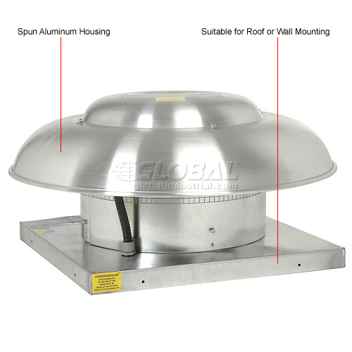 Continental Fan RMD-18-11 Axial Exhaust Fan 2400 CFM