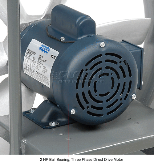 Global Industrial™ 36" Totally Enclosed High Pressure Exhaust Fan 3 ...