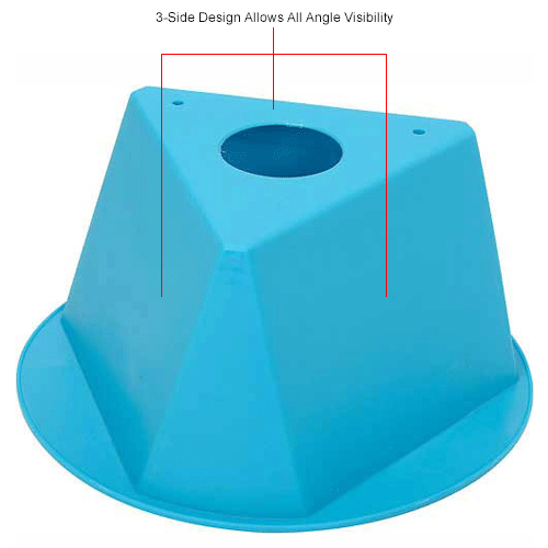 Inventory Control Cone, Turquoise