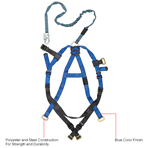 FallTech® Harness/Lanyard Combination Set
