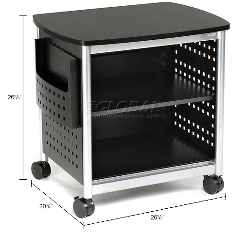 Safco® Products 1856BL Scoot™ Desk-Side Printer Stand