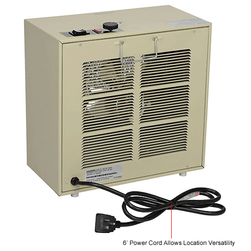 TPI Dual Heat Fan Forced Heater, 240V, 4000W