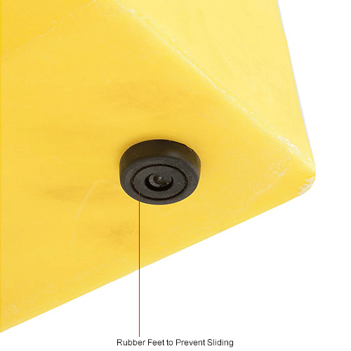 3 Step Plastic Step Stand - Yellow 20"W x 33-1/2"D x 28-1/2"H - ST-3 YEL