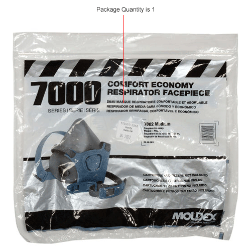 Moldex 7003 7000 Series Half Mask Respirator, Large