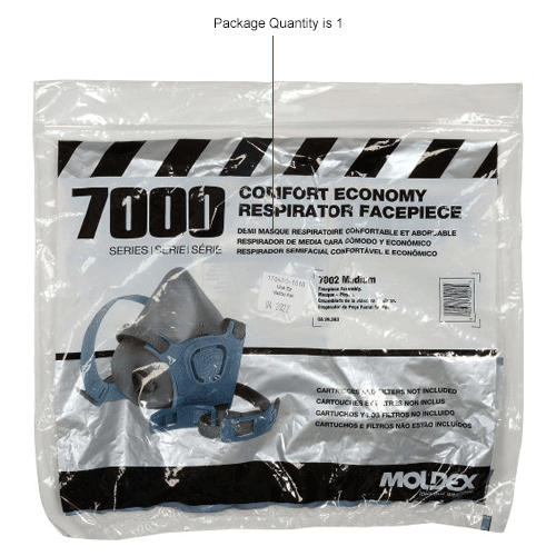 Moldex 7001 7000 Series Half Mask Respirator, Small