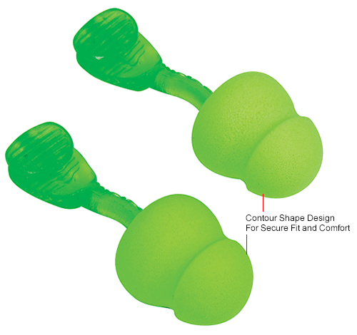 Moldex 6945 Glide® Foam Twist In Earplug, Corded, 100 Pairs/Box