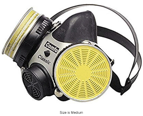 MSA Comfo Classic® Half-Mask Respirator, Medium, 808074