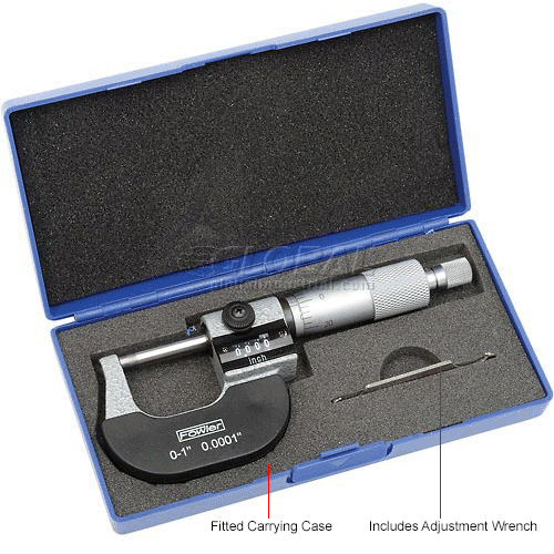 Fowler 52-224-001-1 0-1" Mechanical Outside Micrometer W/Digital ...