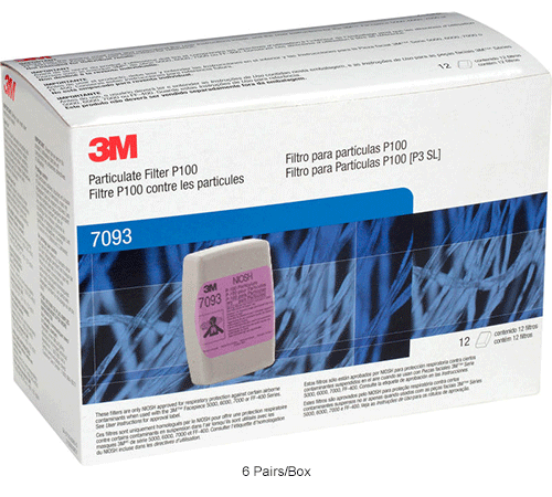 Respiratory Protection | Cartridges & Filters | 3M™ 7093 Particulate ...