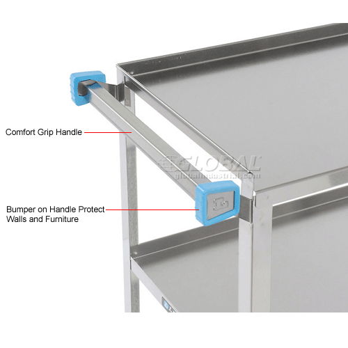 Lakeside® Steel Utility Cart w/3 Shelves, 300 lb. Capacity, 27-1/2"L x ...