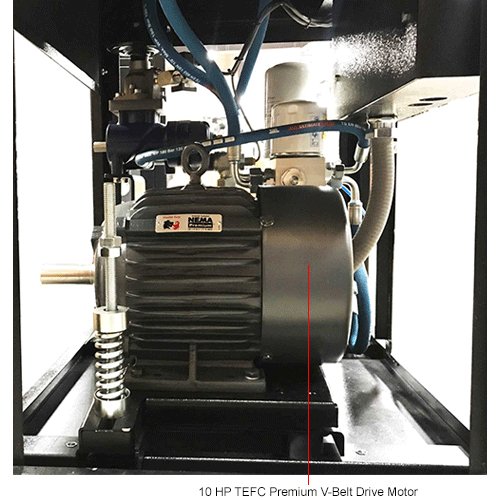 Global Industrial™ Tankless Rotary Screw Air Compressor, 7.5 HP, 1 ...