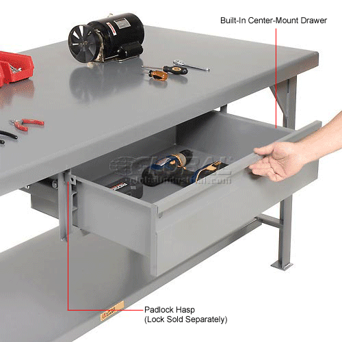 Extra Heavy Duty Work Bench | Fixed Height Workbench Under 10,000 lbs ...