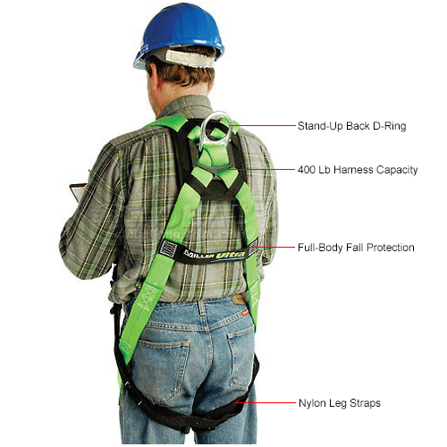 Fall Protection | Harnesses | Miller DuraFlex Python® Ultra Harnesses ...