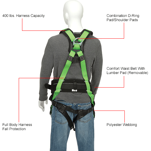 Fall Protection | Harnesses | Miller™ Contractor Harnesses, 650CN-BDP ...