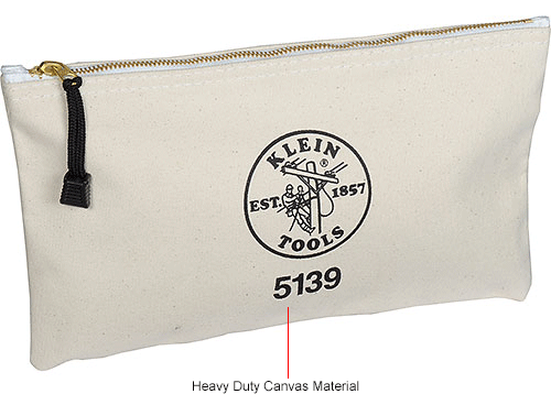 Klein Tools® Canvas Zipper Bag 5139