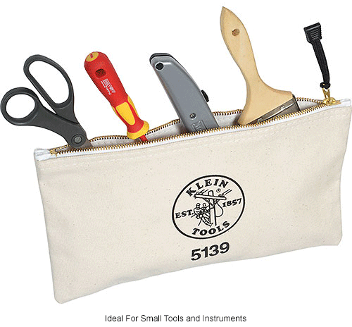 Klein Tools® Canvas Zipper Bag 5139