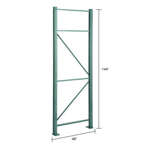 Steel King® SK2000® Boltless Pallet Rack - 48"W X 144"H Upright Frame