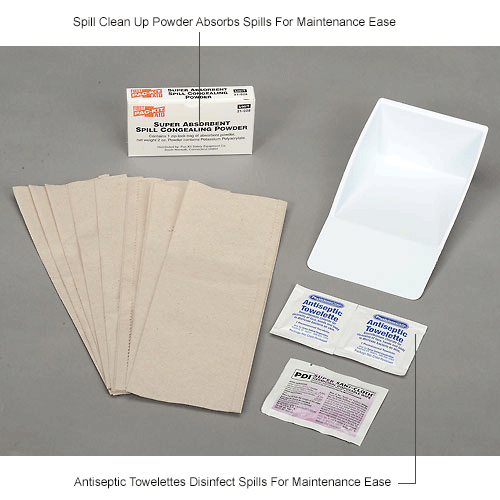 Pac-Kit® Vehicle/Facility BBP Kits, Spill Clean-up Kit
