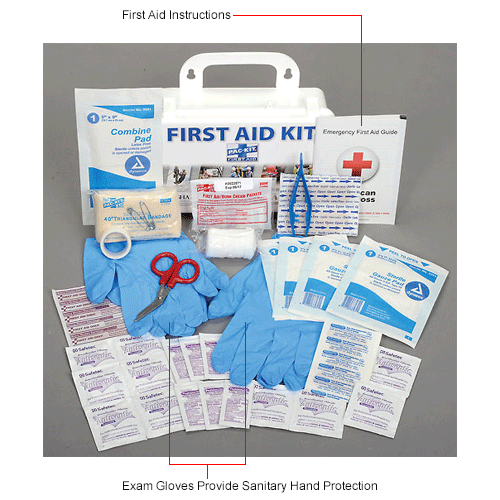Pac-Kit® #10 Weatherproof Plastic ANSI First Aid Kit