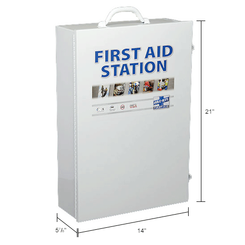 First Aid Only® 4-Shelf Industrial First Aid Station