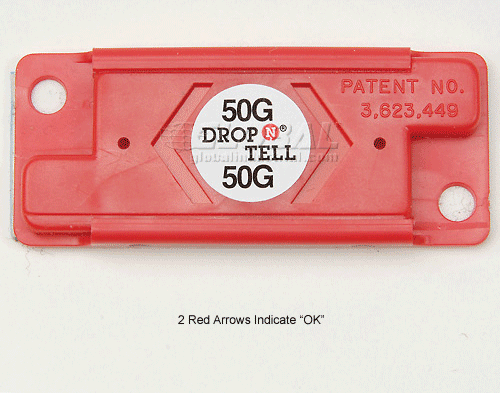 Drop N Tell® Impact Indicators For Robust & Sturdy Products, 100G Range ...