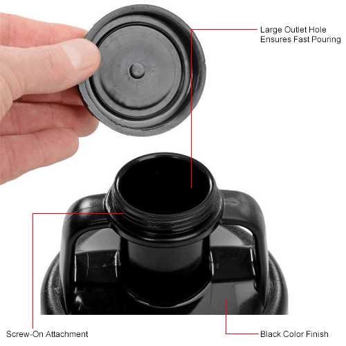 Oil Safe Utility Lid, Black, 100201