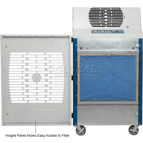 Kwikool® Portable Air Conditioner W/ Heat Pump, 1.5 Ton, 115V, 17700 BTU