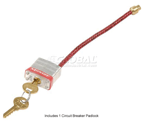 Master Lock® Personal Safety Lockout Kit, Electrical Focus, Keyed Alike ...