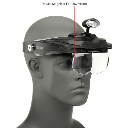 Carson Optical Magnivisor™ Deluxe Head Visor Magnifier
