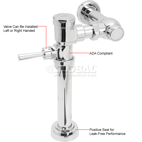 American Standard 6047.161 Manual Flush Valve For Toilets, 1.6 GPF