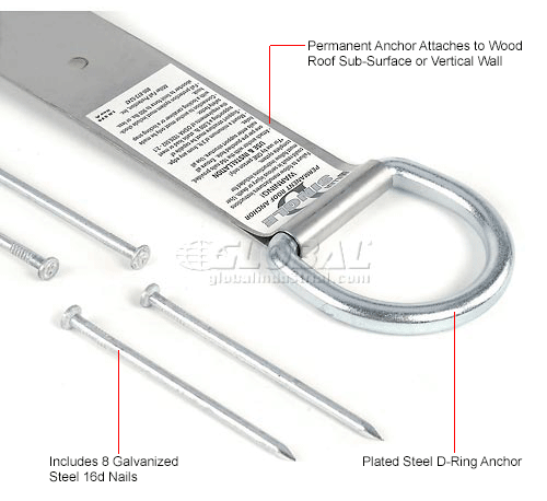 Miller® Permanent Roof Anchor, RA41/