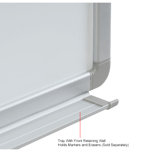 Global Industrial™ Magnetic Whiteboard - 96 x 48 - Steel Surface
