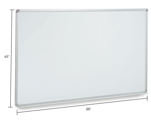 Global Industrial™ Magnetic Whiteboard - 96 x 48 - Steel Surface