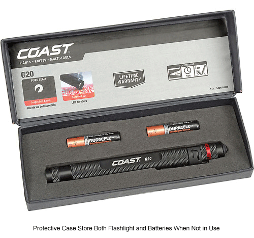 Coast™ G20 General Use LED Inspection Flashlight Black
